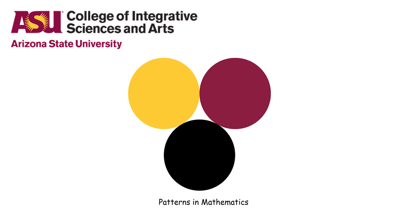 Patterns: How to do Math Without Numbers | ASU Open Door